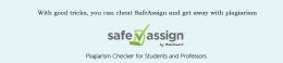 How to Cheat SafeAssign: Plagiarize and not Get Caught